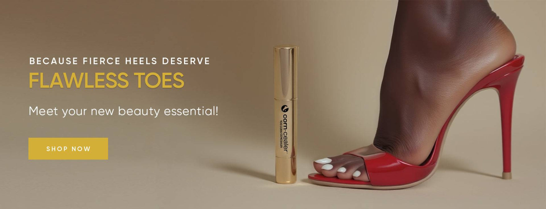 The Instant Toe Corn Solution – Just Apply & Go! – Corn-Cealer