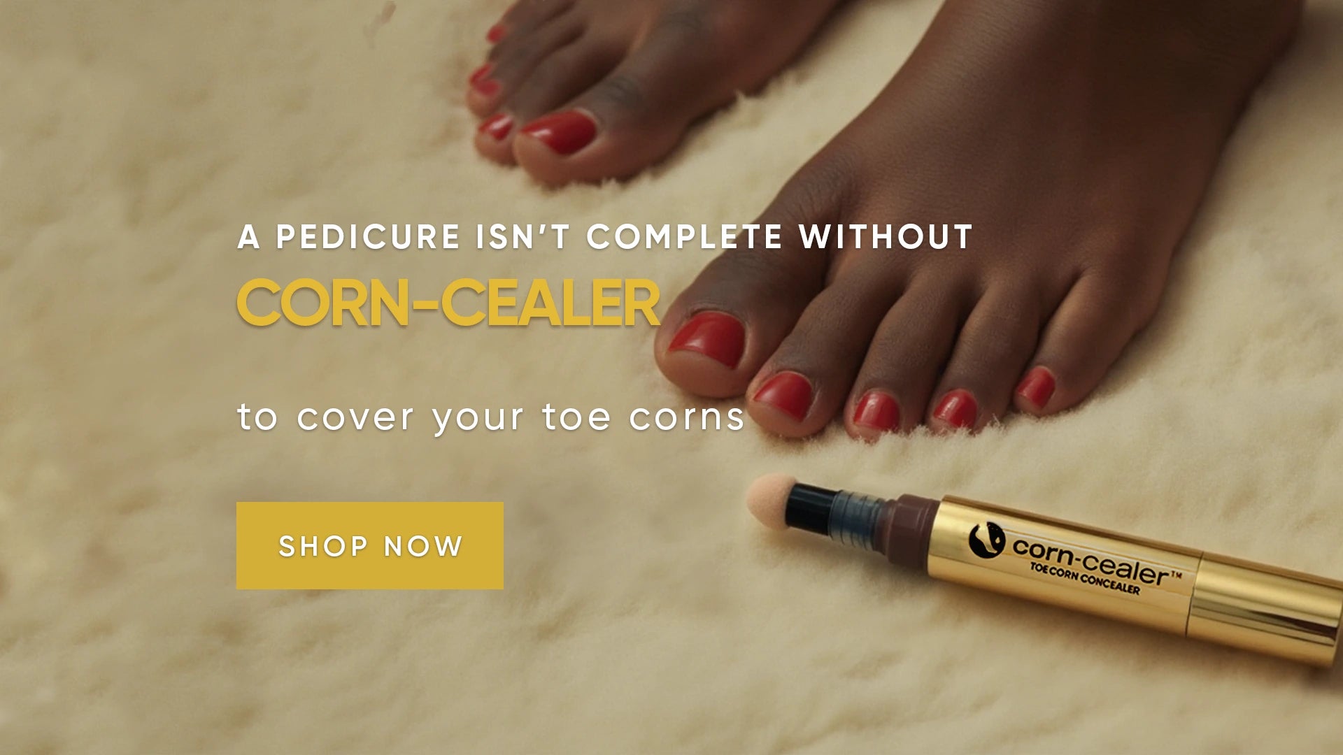 The Instant Toe Corn Solution – Just Apply & Go! – Corn-Cealer