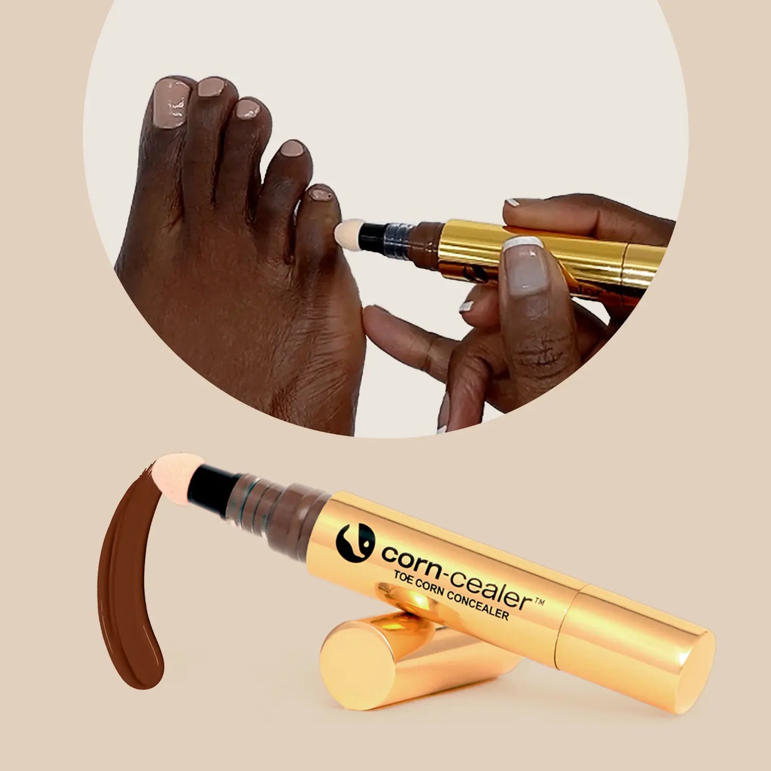 Toe Corn Makeup | Flawless Coverage – Concealer for Toe Corns – Corn-Cealer